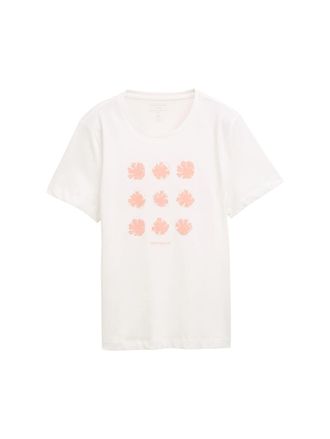 Tom Tailor Damen 1045534 T-Shirt, 10315 - Whisper White, XXL EU