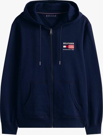 Tommy Hilfiger Hoodie zipp&eacute; en coton