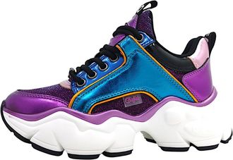 Buffalo Binary Glam Damenschuhe Schn&uuml;rschuhe Low Mehrfarbig Freizeit, Schuhgr&ouml;&szlig;e:37 EU