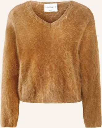 Oui Cashmere-Pullover braun