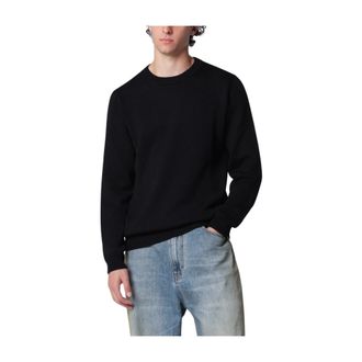 Roberto Collina Homme, Pulls, Noir, Taille: XL Maglia Girocollo