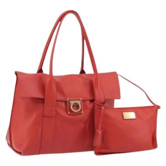 Ferragamo Pre-owned Hand Bag - - Pre-owned - Damen - Rot - ONE SIZE