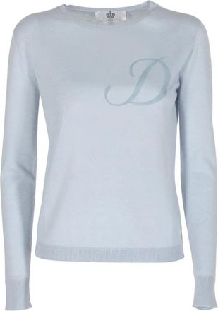 Dee Ocleppo Femme, Pulls, Bleu, Taille: 42 FR Cashmere Long Sleeve ART 004