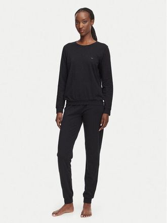 Emporio Armani Pyjama EW001903 AF25589 UC001 Schwarz Regular Fit