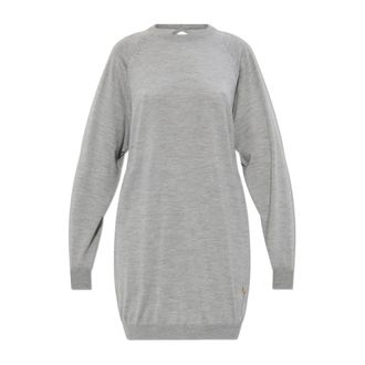 Moschino R&uuml;ckenfreies Kleid - - Dresses - Damen - Grau - S