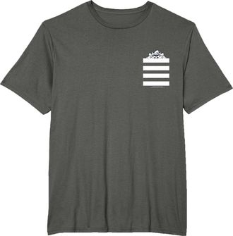 Looney Tunes Looney Tunes Taz Stripes Pocket T-Shirt