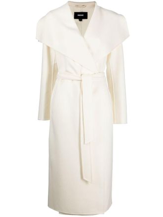 Mackage manteau noué à col italien - Tons neutres