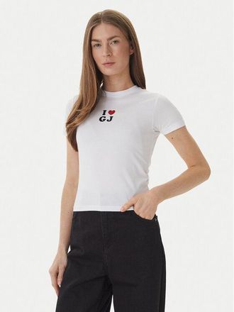 Guess T-Shirt W6GIB1 J1314 Wei&szlig; Slim Fit