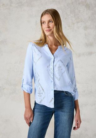 Cecil Langarmbluse aus softer Viskose