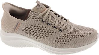 Skechers Herren Mens Ultra Flex 3.0 New Arc Slip Sneaker, Taupe, 44 EU