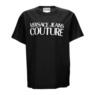Versace Jeans Couture T-Shirts und Poloshirts - - Tops - Herren - Schwarzk - M