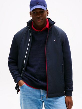 Tommy Hilfiger Big & Tall Outdoorjacke BT-MIX MEDIA HARRINGTON-B Kapuzenjacke Freizeitjacke &Uuml;bergangsjacke Funktionsjacke Gro&szlig;e Gr&ouml;&szlig;en