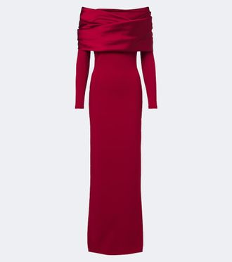Solace London Robe Bradshaw aus Cr&ecirc;pe und Satin