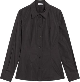 Burberry Femme, Blouses et Chemises, Brun, Taille: 34 FR Chemise boutonn&eacute;e &agrave; manches longues