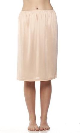 Camille Jupon Court Anti-Adhérence 24 avec Bordure en Dentelle Élégante, Taille 18, Disponible en Beige, Noir et Blanc