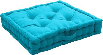 Enjoy Home Bodenkissen, mit Griff, Baumwolle, 50 x 50 x 10 cm, türkis