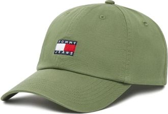 Tommy Jeans Homme, Accessoires, Vert, Taille: ONE Size Baseball Cap