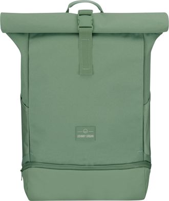 Johnny Urban Rucksack Damen & Herren Grün - Allen Medium - Rolltop Mit Laptopfach für Uni Fahrrad Business - 15L - Nachhaltig - Wasserabweisend