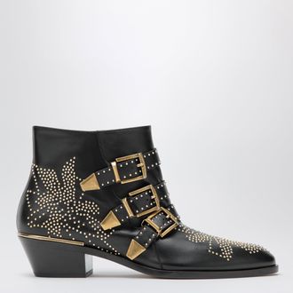 Chlo&eacute; Susanna Stiefeletten in Schwarz mit Nieten