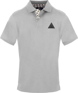 Aquascutum Poloshirt f&uuml;r Herren, Mit Kragen, kurz&auml;rmlig (Grau)