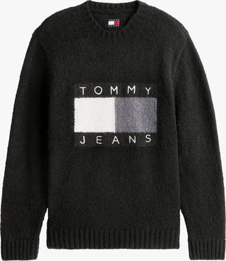 Tommy Hilfiger Pull col rond en maille avec logo