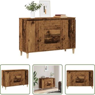 vidaXL vidaXL Stauraum Kommode - Sideboard Altholz-Optik 102x35x70 cm Holzwerkstoff