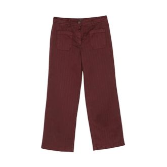 Etro Wide Pantalons - Femme - Pantalons - Rouge - Taille: W29