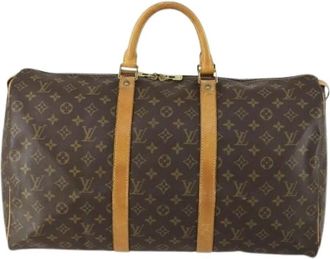 Louis Vuitton unisex, Pre-owned, Brun, Taille: ONE Size Sac Week-end en Toile Pre-owned