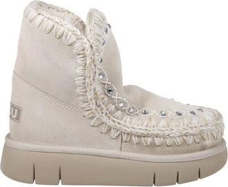 Mou Bounce Boot Strass - Femme - Chaussures - Beige - Taille: 36 EU