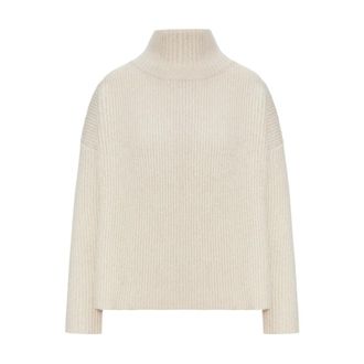 Max Mara Femme, Pulls, Beige, Taille: 38 FR Eccelso Sweater