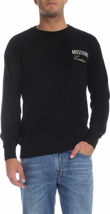 Moschino Rundhalspullover - Schwarz