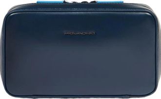Piquadro unisex, Sacs, Bleu, Taille: ONE Size Pochette pour c&acirc;bles &eacute;lectroniques avec poche pour souris