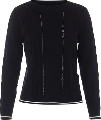 Liu Jo ECS Maglia Chiusa - Femme - Pulls - Noir - Taille: 36 FR