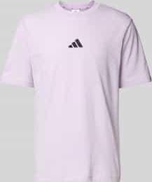 adidas T-Shirt mit Label-Stitching und Rundhalsausschnitt