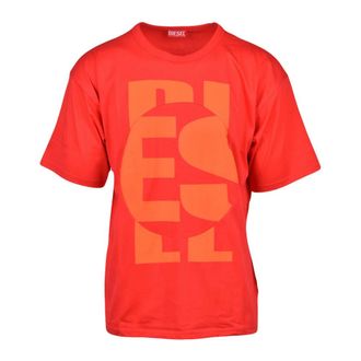 Diesel T-Shirt - - Tops - Herren - Rot - M