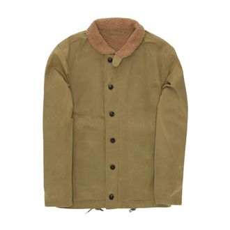 Fortela Faux Fur Shearling Jackets - - Jackets - Herren - Gr&uuml;n - L