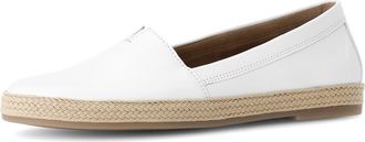 Gabor Damen Slipper, Frauen Slip On,Mokassins,Halbschuhe,Schlupfschuhe,schluepfschuhe,Slip-ons,Freizeitschuhe,modisch,Weiss (Jute),40.5 EU / 7 UK
