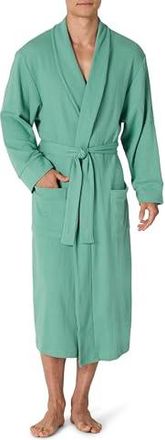 Amazon Essentials Peignoir Léger et Gaufré (Disponible en Grandes Tailles et Grandes Longueurs) Homme, Bleu Sarcelle, XL-XXL