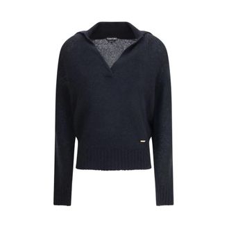 Tom Ford Kaschmir Polo Pullover - - Knitwear - Damen - Schwarzk - M