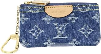 Louis Vuitton unisex, Pre-owned, Bleu, Taille: ONE Size Porte-monnaie Pre-owned