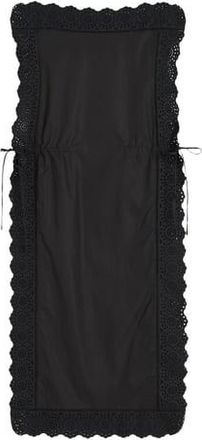 By Malene Birger Robe midi &agrave; broderies anglaises en coton