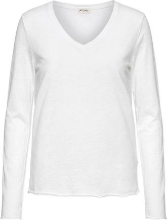 American Vintage Femme, Tops, Blanc, Taille: 42 FR T-shirt Jacksonville