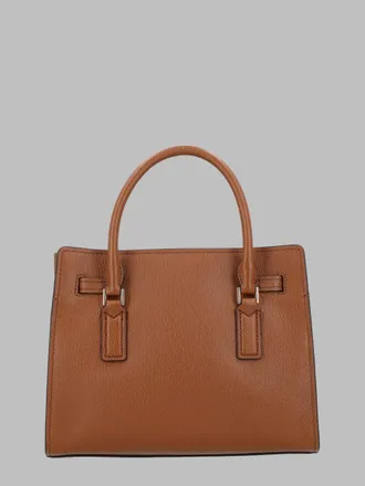 Michael Michael Kors Womens Handbag Hamilton Buff Leather Handbags Hand Bags