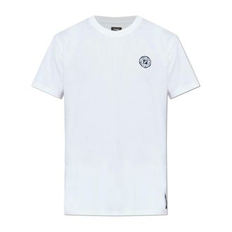 Fendi Logo T-Shirt - - Tops - Herren - Wei&szlig; - L