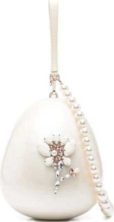 Simone Rocha Femme, Sacs, Blanc, Taille: ONE Size Large Egg Bag