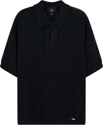 Represent Represent, Homme, Tops, Noir, Taille: M Beverly Knit Polo