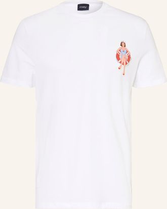 Mey Mey Schlafshirt Serie Wave Swing weiss