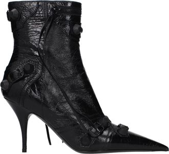 Balenciaga Cagole Bottines Femme Cuir Noir