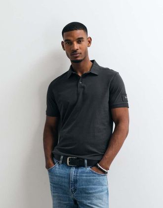 Calvin Klein Jeans polo badge noir