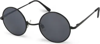 styleBREAKER Sonnenbrille Retro Sonnenbrille Klein Rund mit Federscharnier